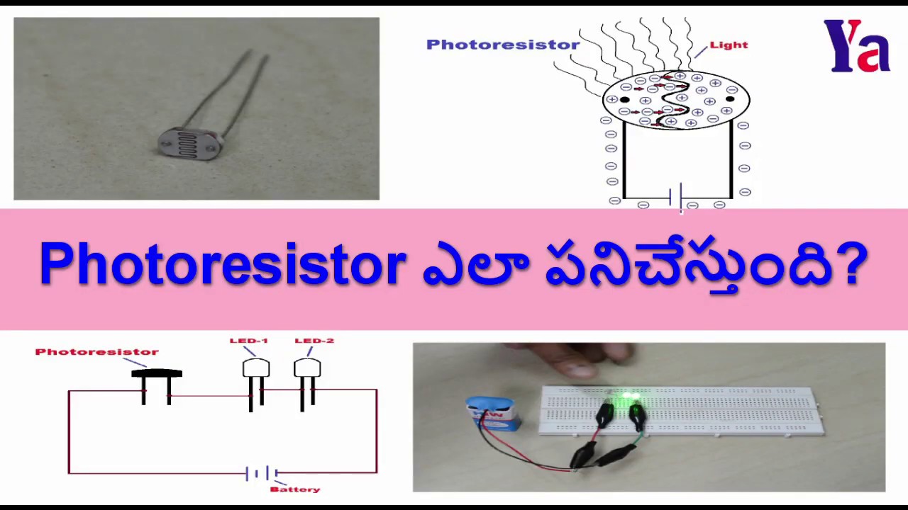 61: Photoresistor ఎలా పనిచేస్తుంది? || How Does Photoresistor work? (In ...