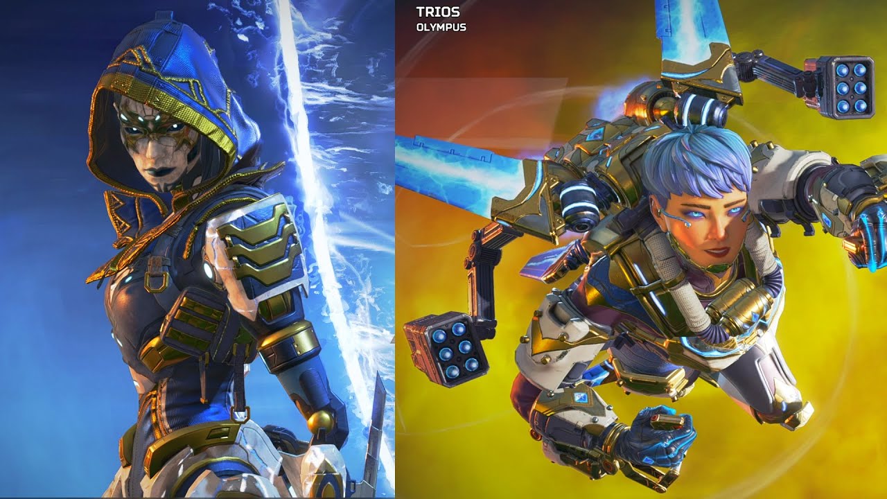 Ash and Valk Spellbound Skin Showcase - Apex Legends - YouTube