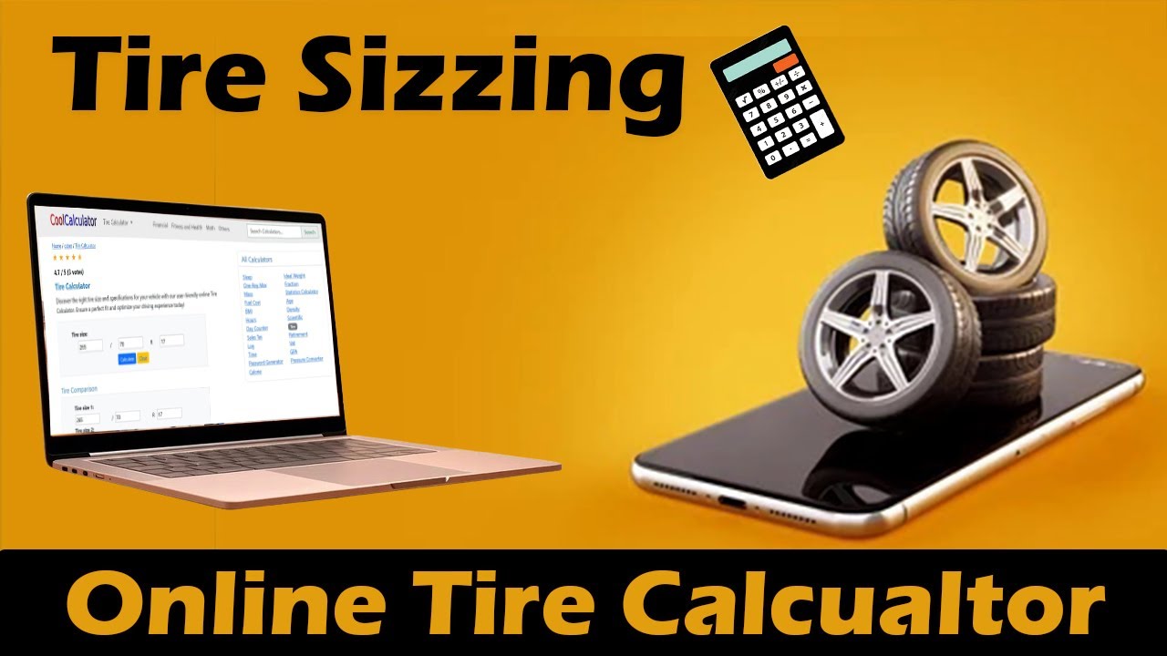 Stop Wasting Money on Wrong Tires 📽 Use This Online Tire Calculator 🙂 ...