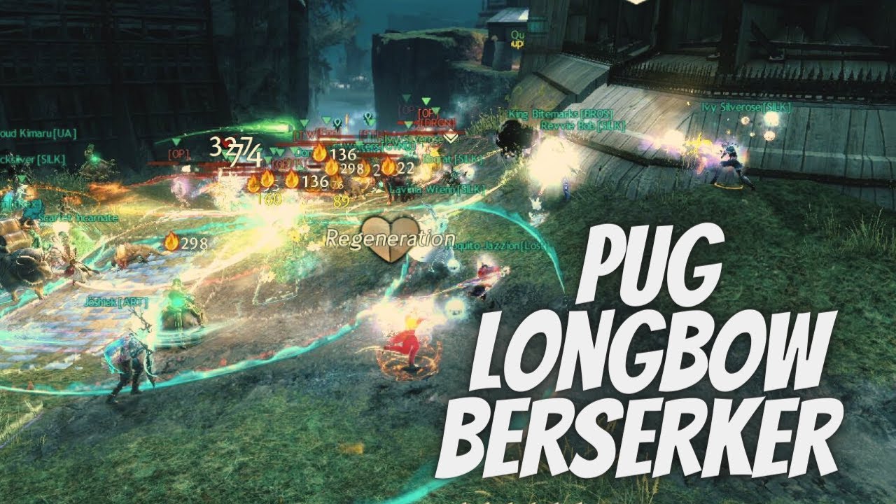 The Ultimate Longbow Pug Warrior Berserker GW2 WVW Zerging Gameplay ...