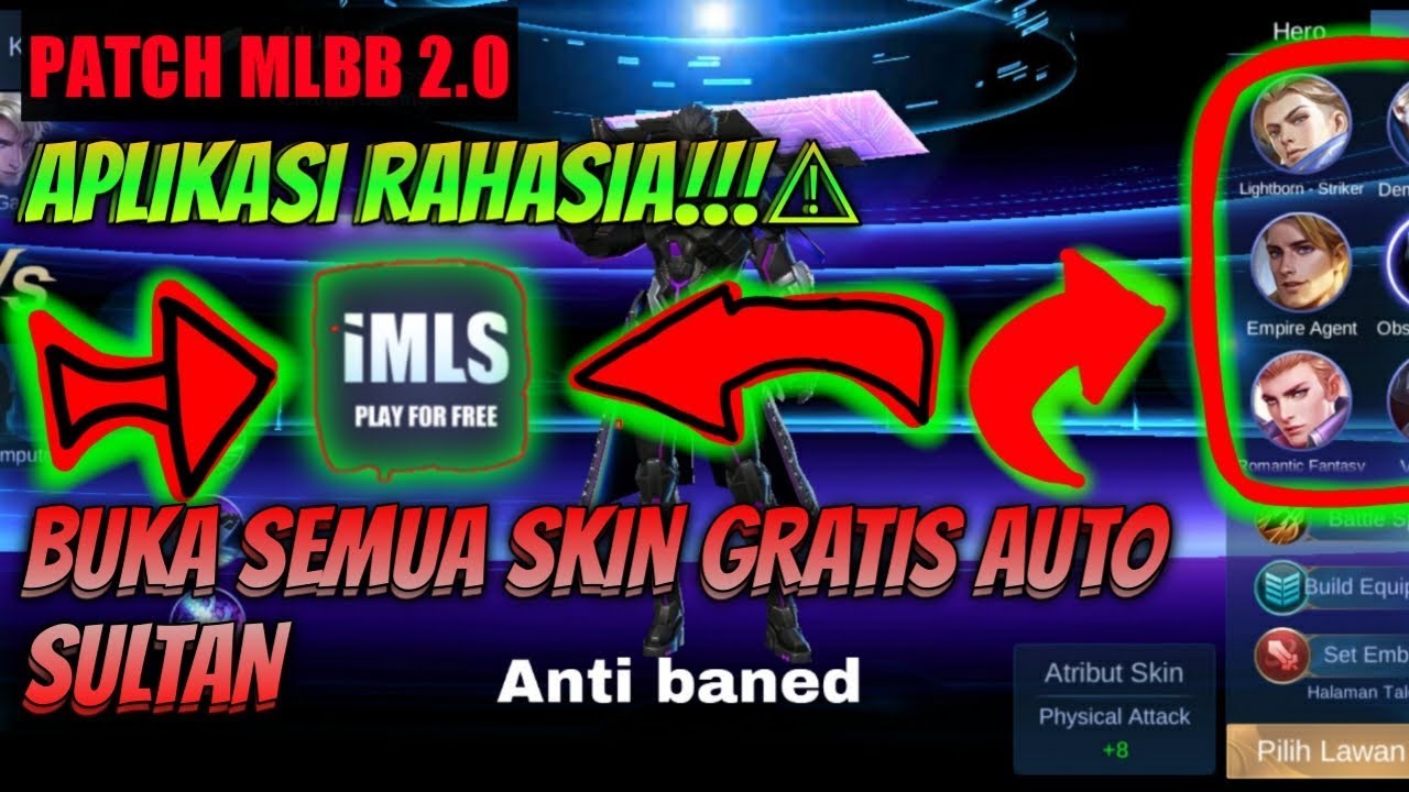 IMLS CARA BUKA/BELI SEMUA SKIN GRATIS/UNLOCK ALL SKIN FREE (NO HOAX⚠ ...