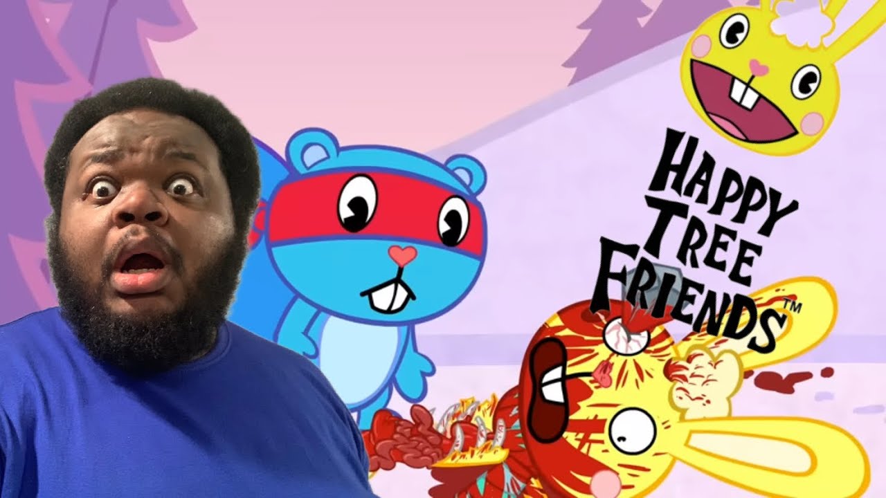 HAPPY TREE FRIENDS EPISODE 1 (REACTION) #happytreefriends #reaction 🌳 ...