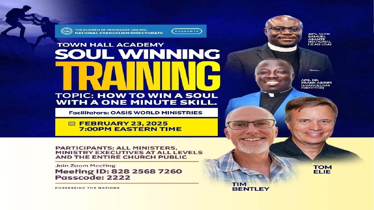 SOUL WINNING TRAINING - EVANGELISM DIRECTORATE - YouTube