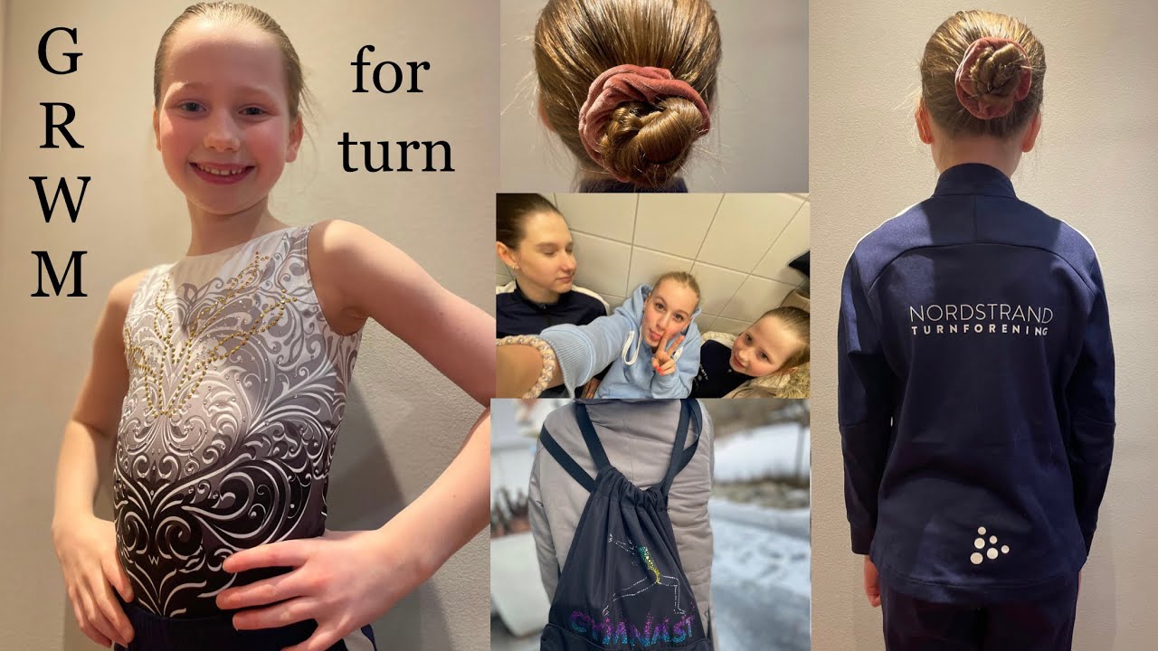 GRWM for turn trening 🤸‍♀️💗 - YouTube