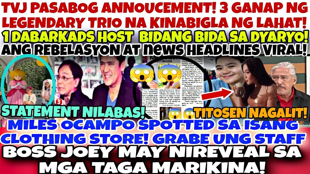 MATINDI ITO‼️ DABARKADS HOST LAMAN NG HEADLINES NGAYON! ITO PALA ...
