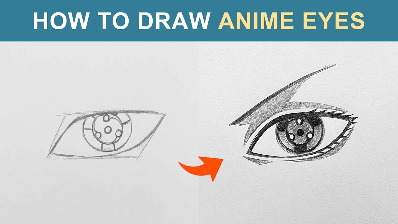 How to draw Eternal Mangekyō Sharingan eyes | easy anime drawing step ...