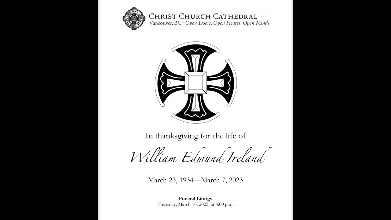 Celebration of Bill Ireland 16 March 2023 - YouTube