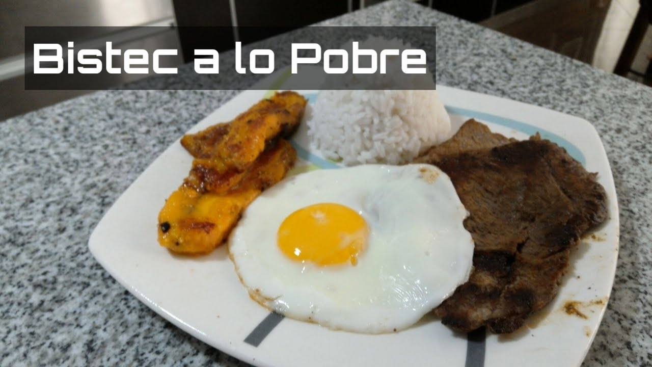 Bistec a lo Pobre || Cocina Peruana || Al Estilo Peruano - YouTube