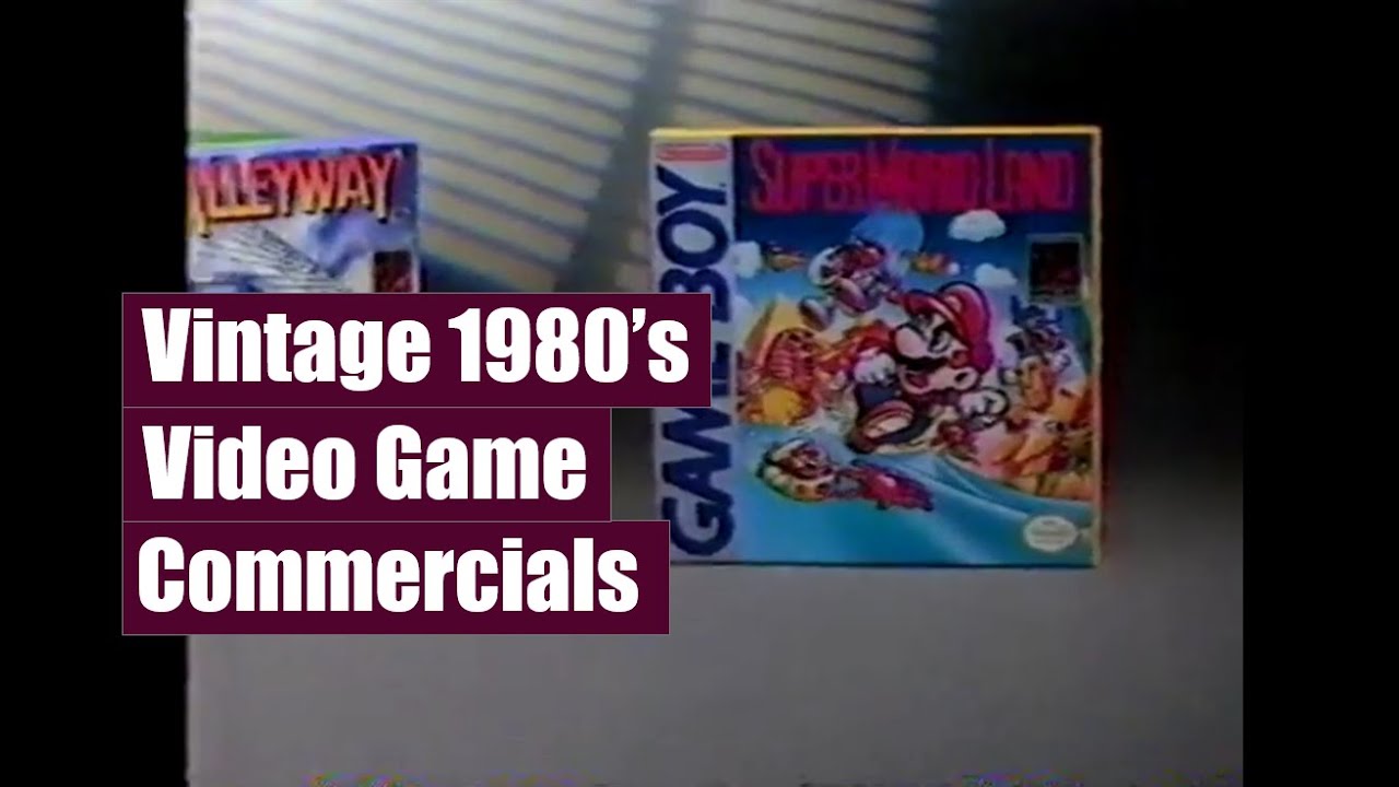 1980's Video Game Commercials Mega Collection | 1+ Hour of Video Game ...