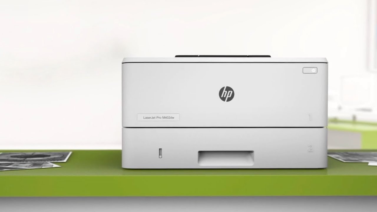 HP LaserJet Pro M402dw - YouTube