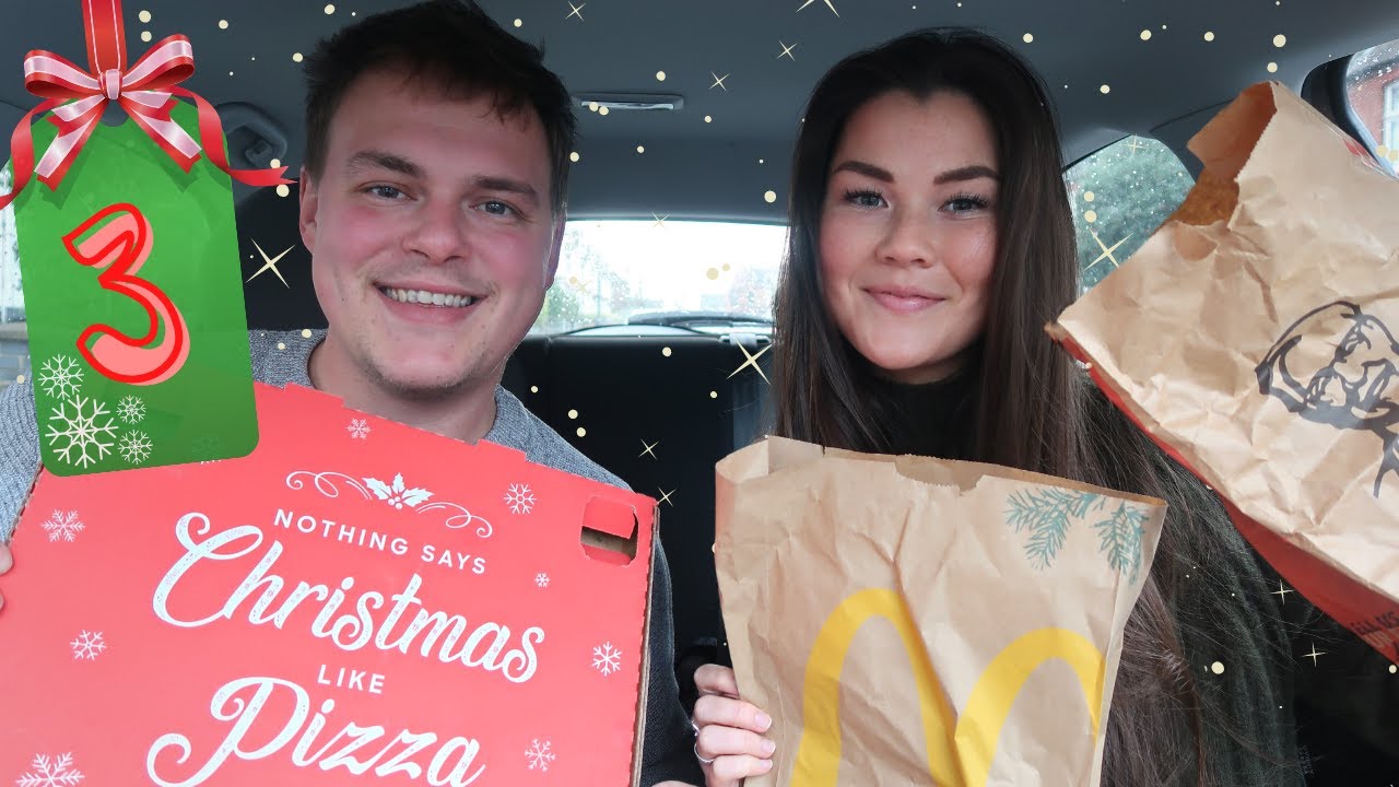trying all the *new festive* fast food items | 12 Days of Christmas ...