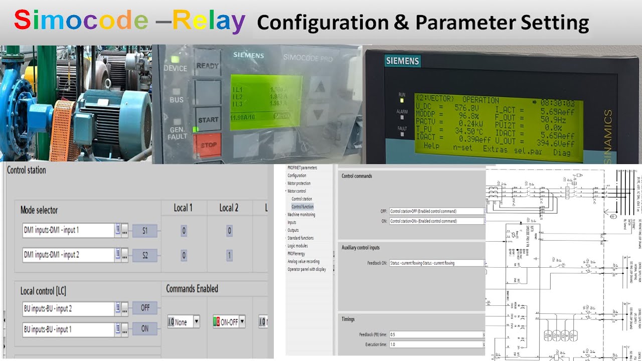 Simocode relay Configuration & Parameter setting | TIA Portal software ...