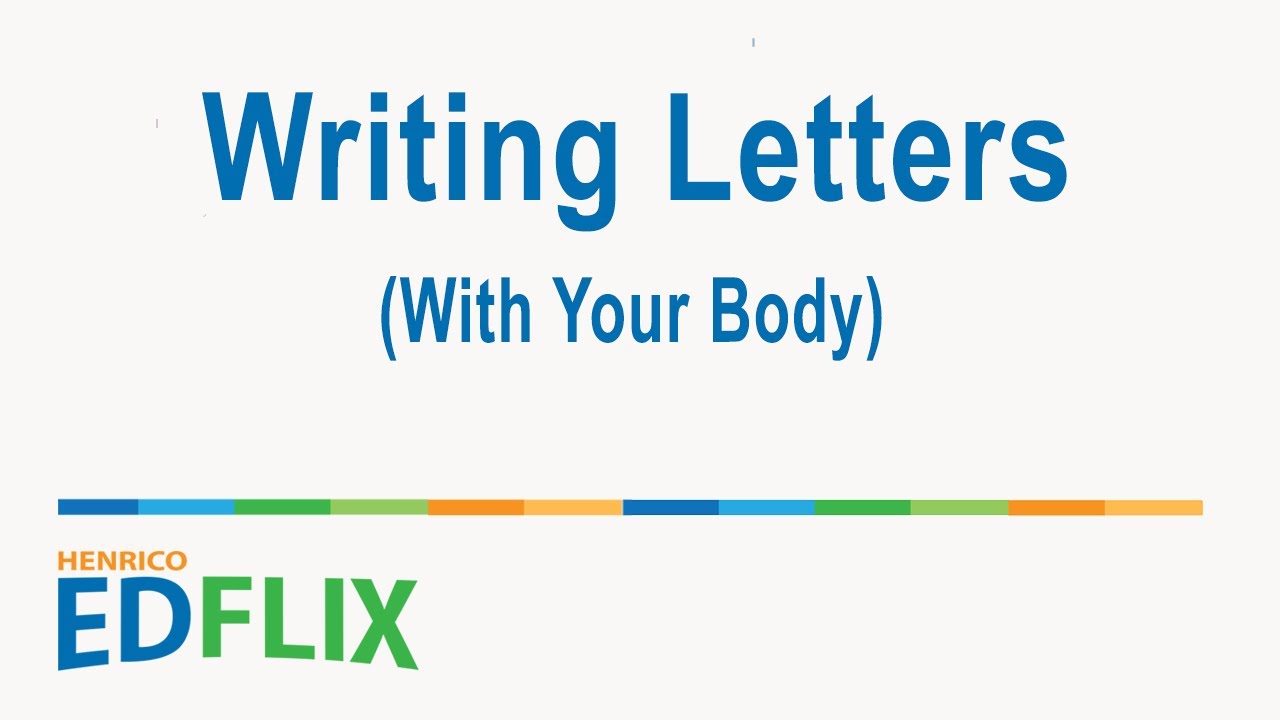 HCPS On-Line: Making Letters with Your Body - YouTube