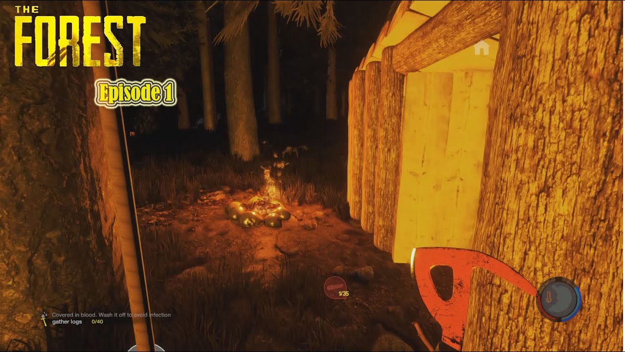 The Forest | Multiplayer Episode 1 - Establishing a Base - YouTube