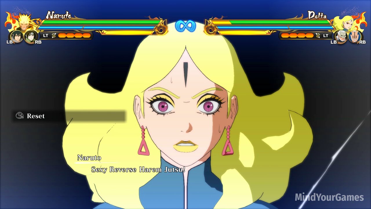 Delta Reaction To Sexy Reverse Harem Jutsu - Naruto X Boruto Storm Connections 4K 60FPS - YouTube