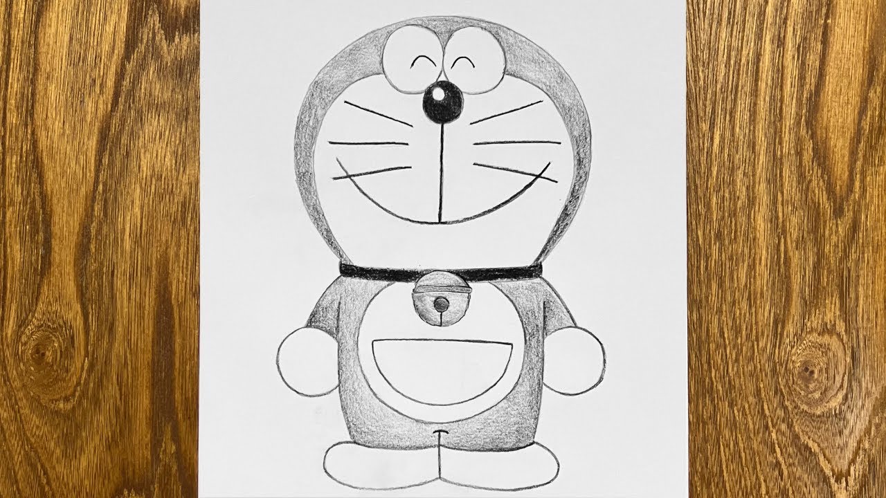 How to draw Doraemon Easy Step-by-Step | Doraemon Drawing | Pencil ...