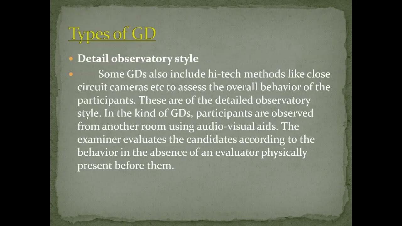 Group discussion - Esec Lecture Series - YouTube