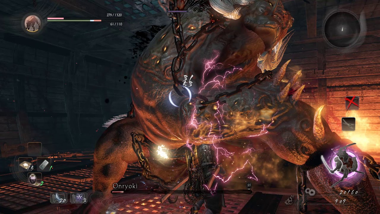 Nioh first boss - YouTube