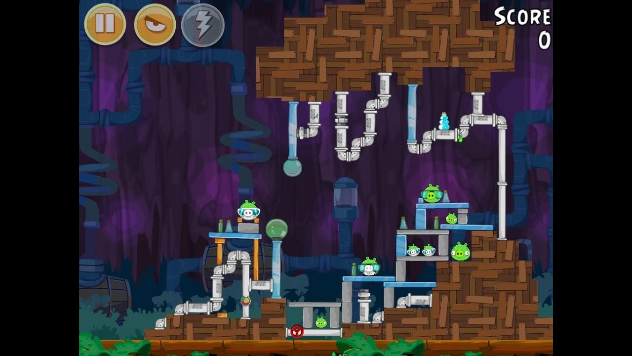 Angry Birds 27-3 Short Fuse 3 Star Walkthrough - YouTube