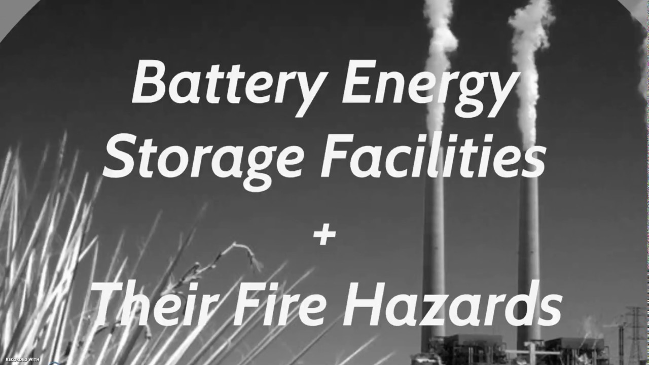 Battery Storage Facility Fire Protection - YouTube
