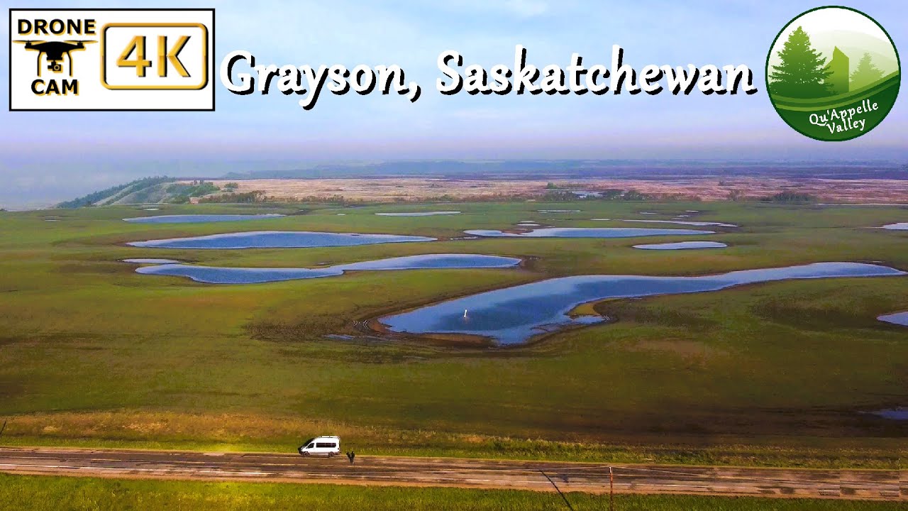 🌾 Discover Grayson from Above | Stunning 4K Drone Views of Saskatchewan ...