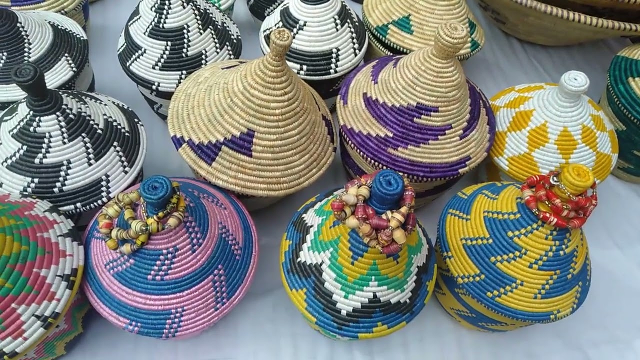 Beautiful papyrus stuff in Kampala Uganda - YouTube