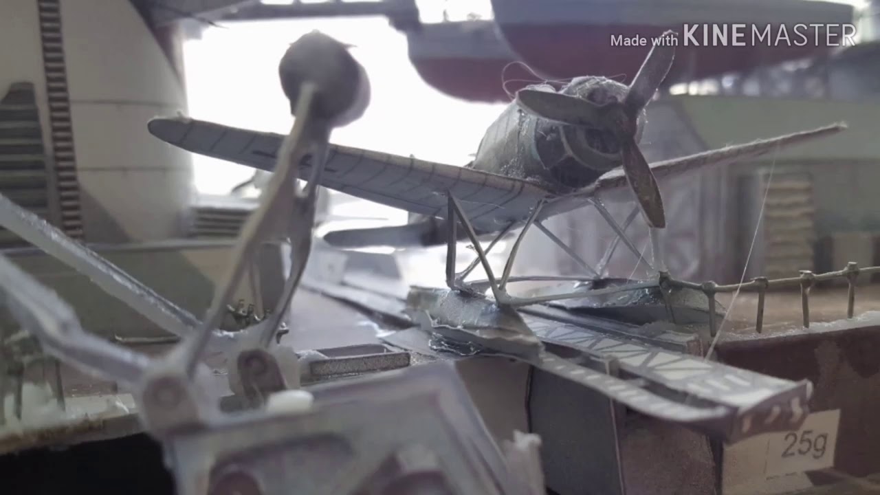 Papercraft KMS Bismarck Parte #8 casi terminado - YouTube