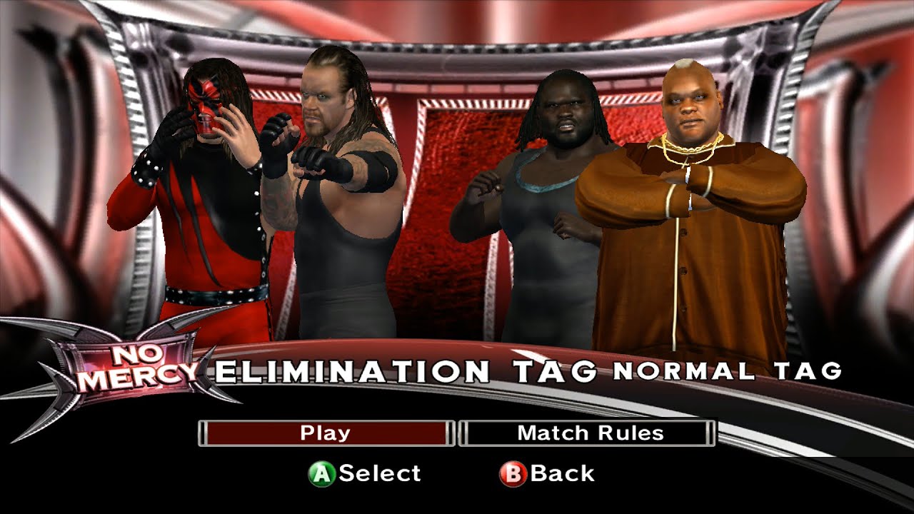 WWE SmackDown vs Raw 2007 | Undertaker & Kane vs. Viscera & Mark Henry ...