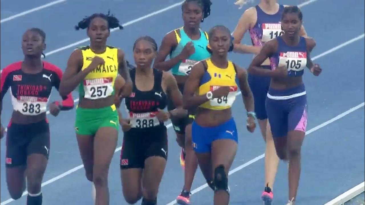 CARIFTA49: 1500m U-17 Girls Final | SportsMax TV - YouTube