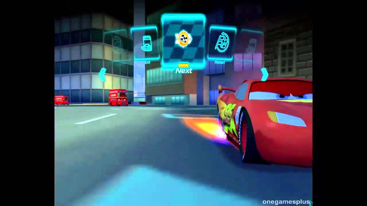 Cars 2 all partitsipants race track London by onegamesplus - YouTube
