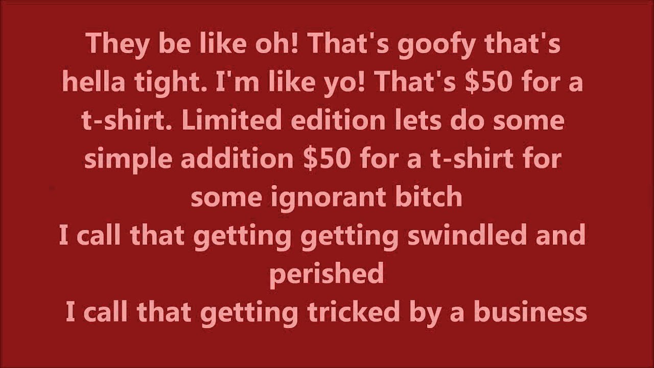 Thrift Shop- Macklemore & Ryan Lewis LYRICS ( 1080p HD ) - YouTube