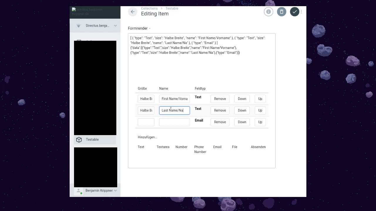 Directus Form Interface v0.0.3 - YouTube