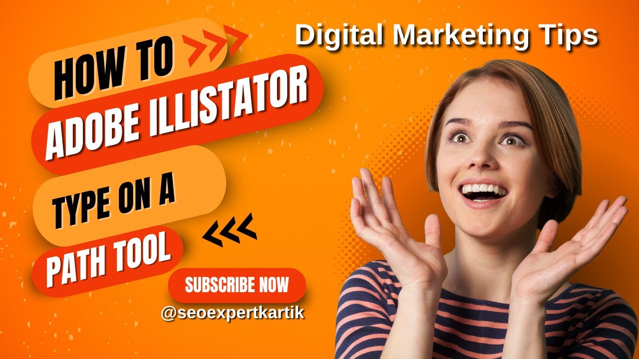 Type on a path tools Adobe Illistator Design - YouTube