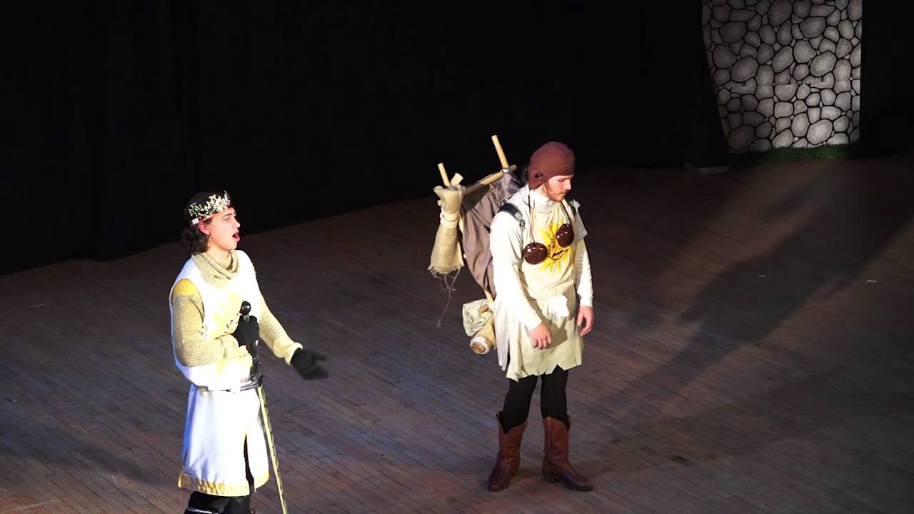 Scenes from "Spamalot" (February 2016) - YouTube