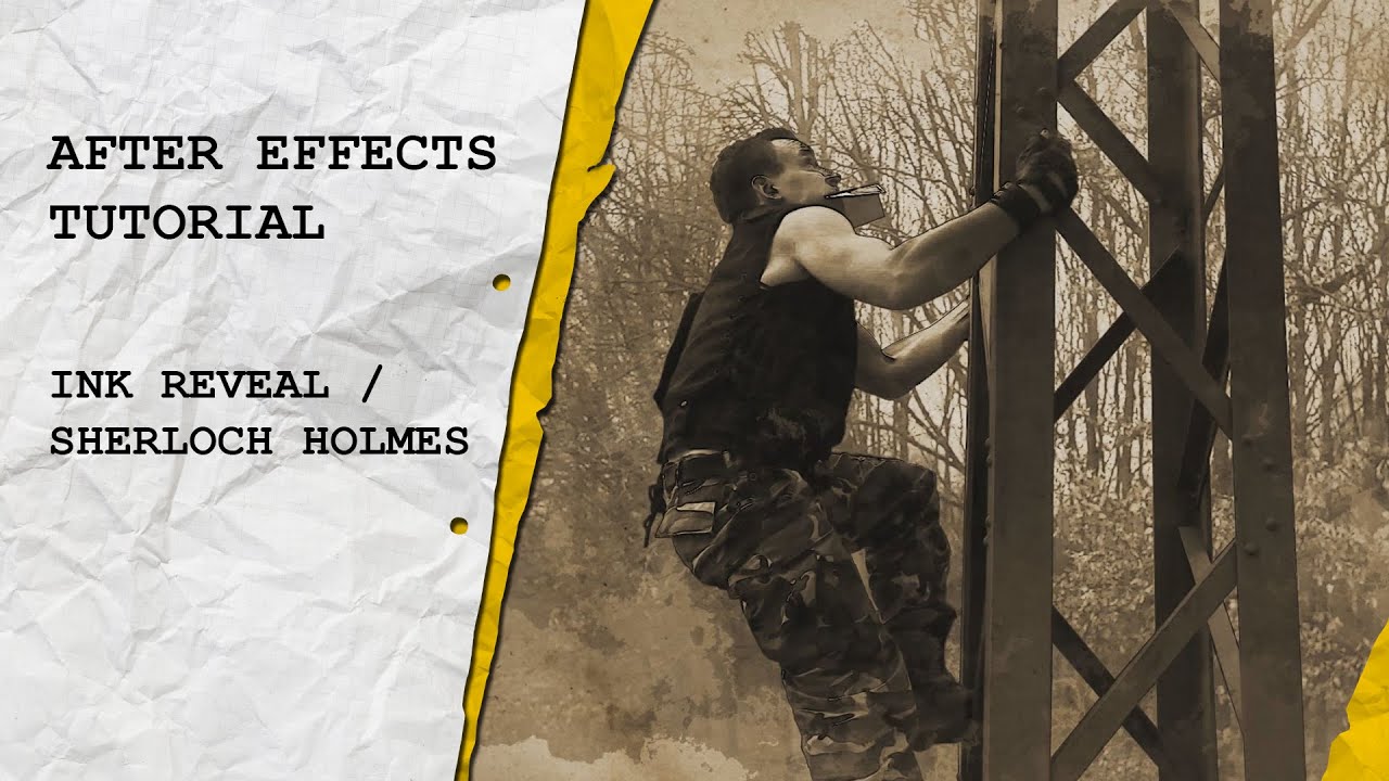 After Effects Tutorial: Ink Reveal / Sherlock Holmes Credits - YouTube