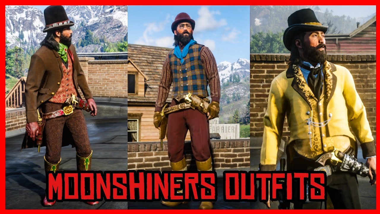 Red Dead Online Requested Outfits #146 Moonshiners Outfits - YouTube