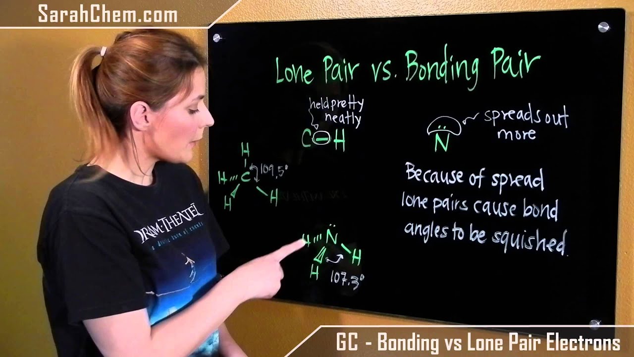 Bonding Pair Electrons vs Lone Pair Electrons - YouTube