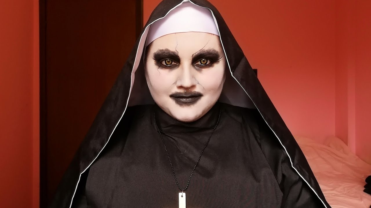 THE NUN VALAK makeup #thenun #theconjuring #halloweenmakeuplook #valak ...