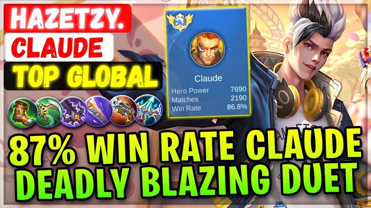 87% Win Rate Claude Deadly Blazing Duet [ Top Global Claude ] HazeTzy ...