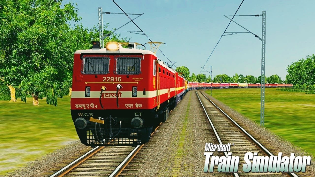 Indian Railways WAP-4 Locos Parade MSTS Open Rails ||GST Route|| By ...