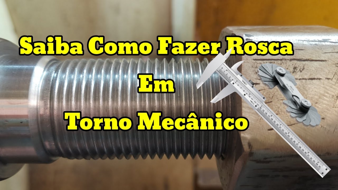 Como fazer rosca em torno mecânico...🤏🤏 - YouTube