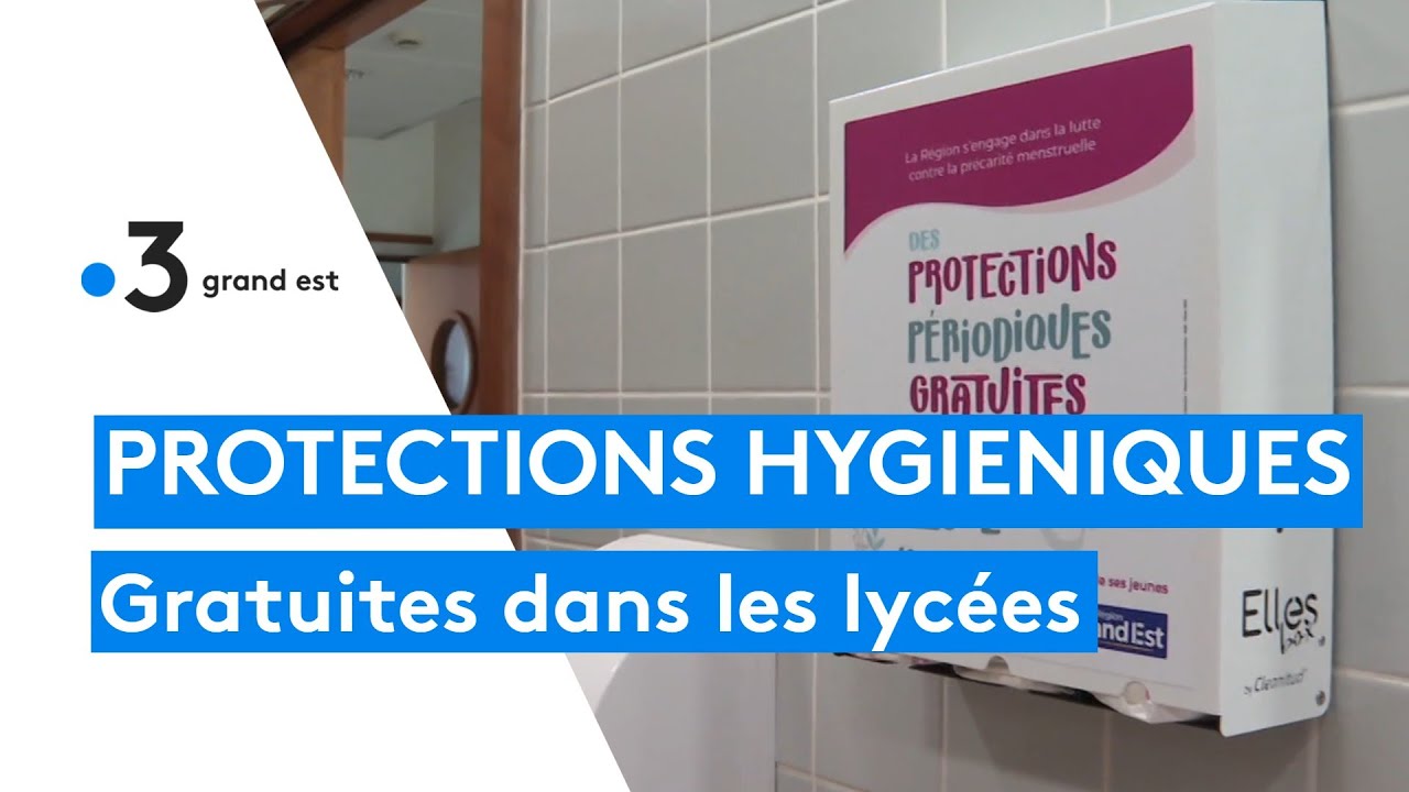 Des protections hygiéniques gratuites dans les lycées - YouTube