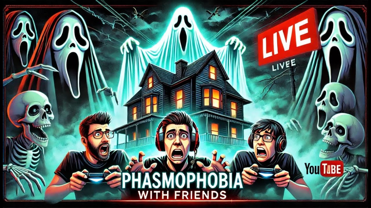 PHASMOPHOBIA LIVE WITH CARTOON - YouTube
