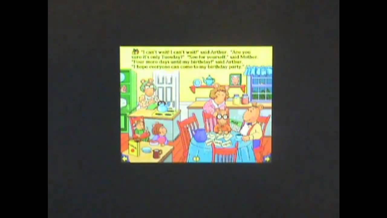 Arthur's birthday - Living Books - YouTube