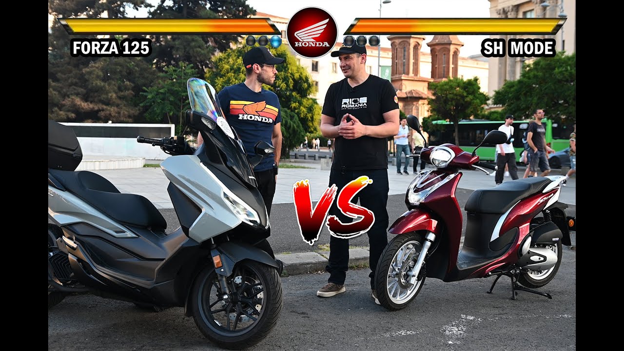 Scutere de 125cc cu B-ul: Honda SH Mode vs Forza 125. Voi ce ati alege ...