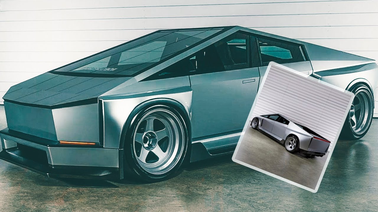 Tesla Cybertruck Slammed In The Digital Realm With A Widebody Tune ...