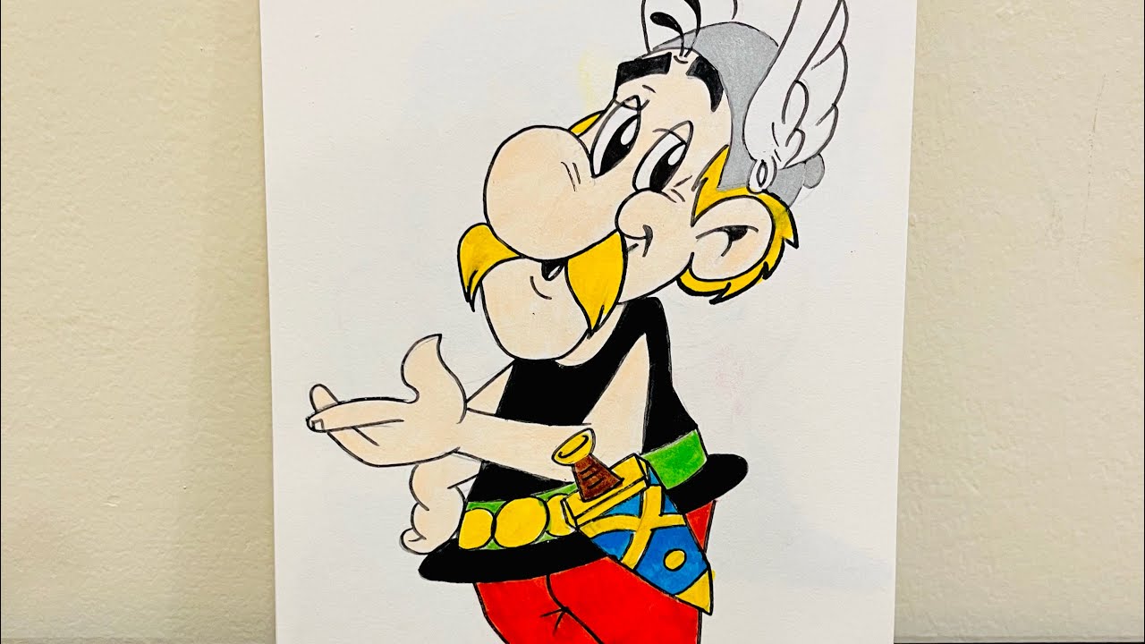 Asterix drawing - YouTube