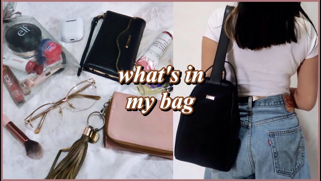 what’s in my bag ༺ daily essentials and must haves (philippines) - YouTube