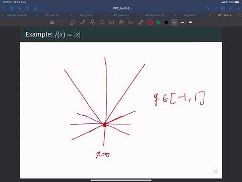 [W5-2] subgradient and subgradient descent - YouTube