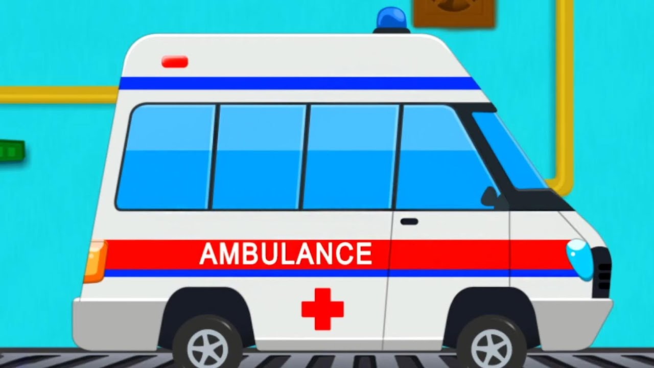 Ambulance, Car Wash Video, Vehicles for Children - YouTube